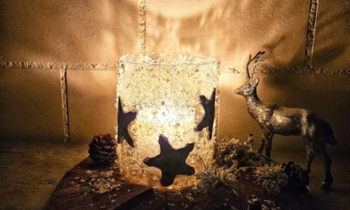 DIY Windlicht mit Kindern basteln für Weihnachten - Mission Mom